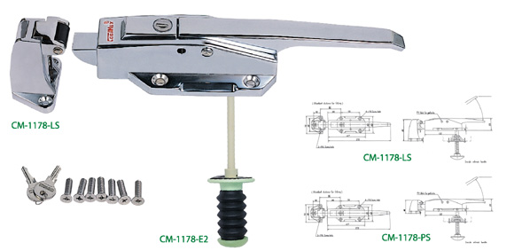 Stainless Steel Die Cast Zinc Safety Latches Inside Release Handle For ...