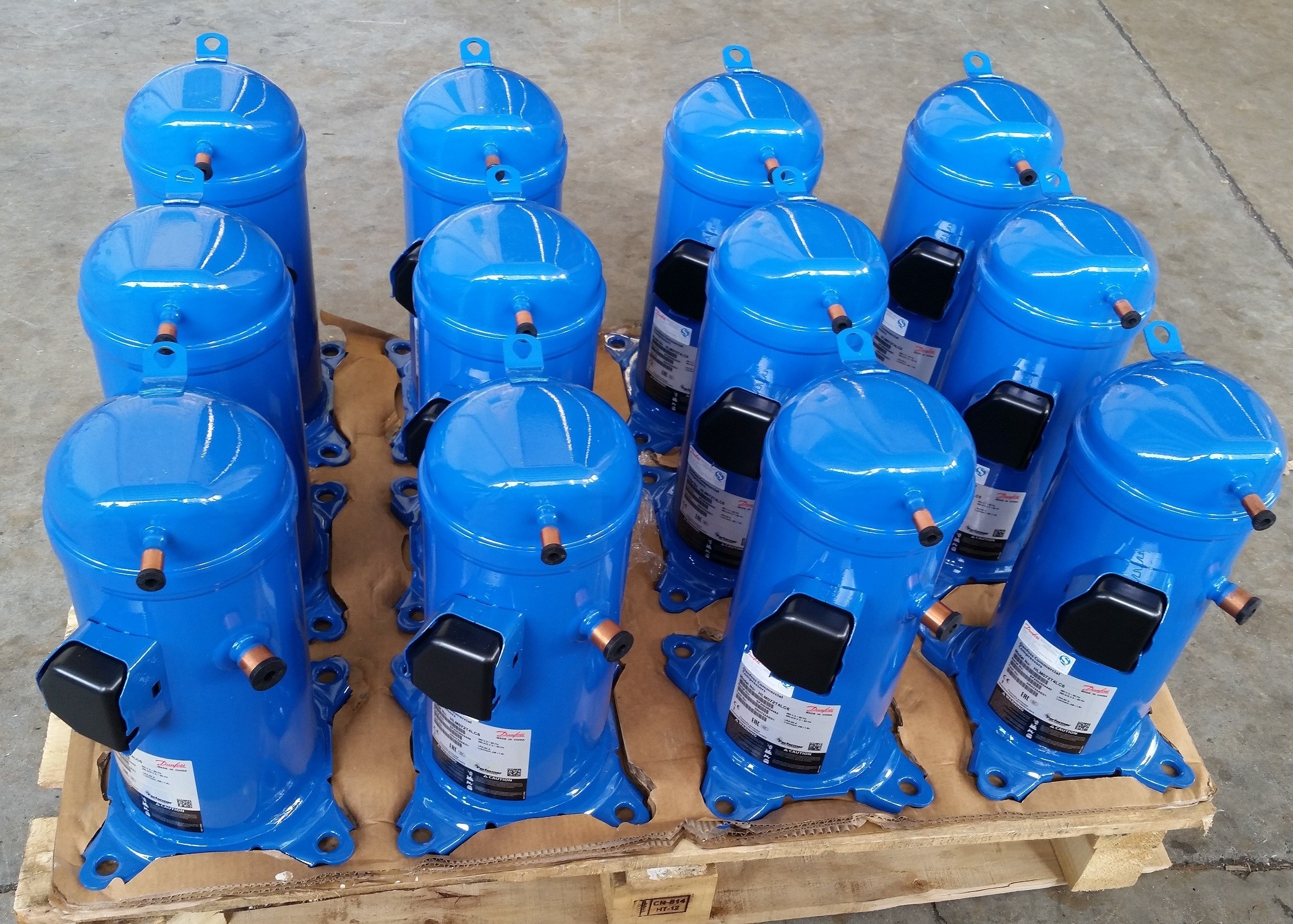 HLM072T4LC6 6TR Refrigeration And Air Conditioning Compressor Danfoss ...