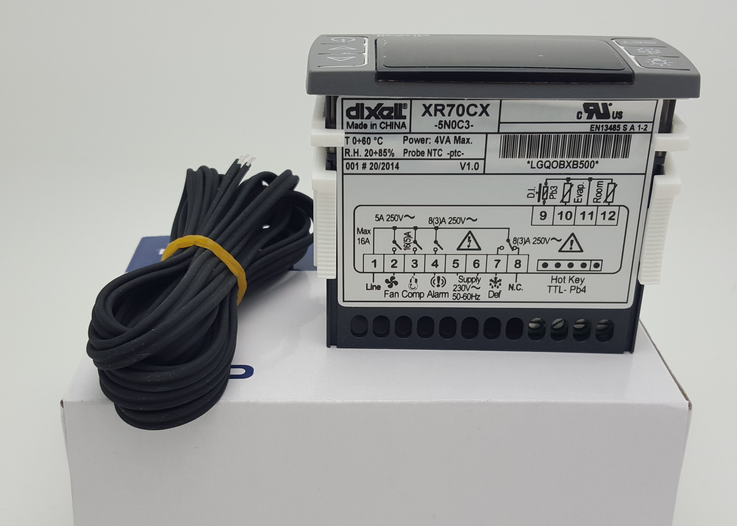 NTC PTC Probe Dixell Digital Temperature Controller XR70CX-5N0C3 With ...