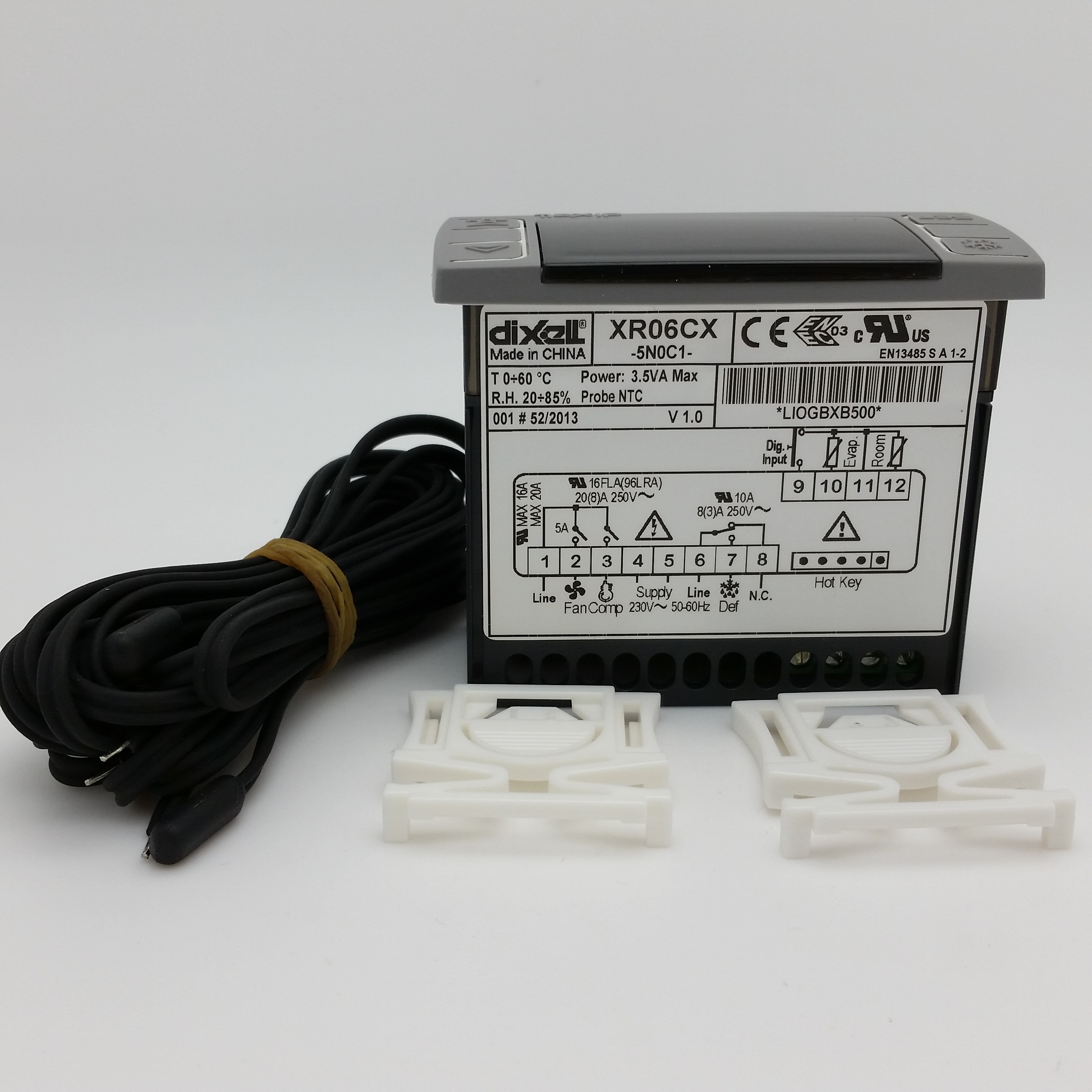 2 NTC Probe Dixell Digital Refrigeration Controller XR06CX-5N0C1